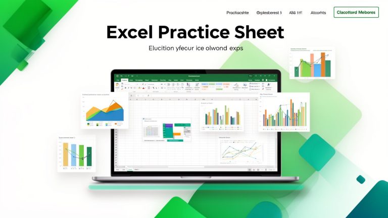 Excel Practice Sheet – Free Spreadsheet Exercises & Learning Templates